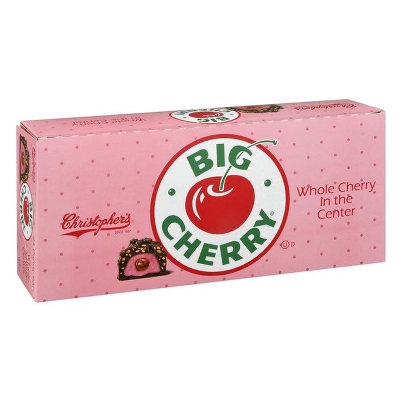 Christopher's Candy Bars, Big Cherry (24 each) - Instacart