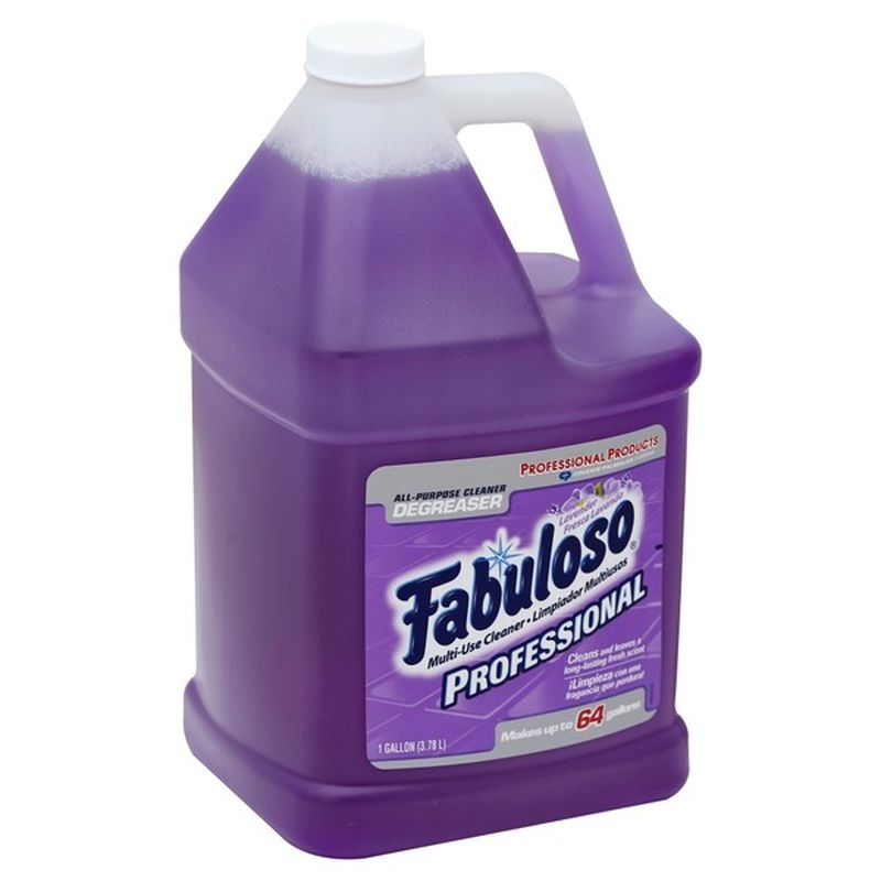 Fabuloso Multi-Use Cleaner, Professional, Degreaser, Lavender (1 gal ...