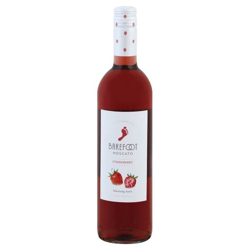 Barefoot Fruitscato Strawberry Moscato Sweet Wine (750 ml) - Instacart