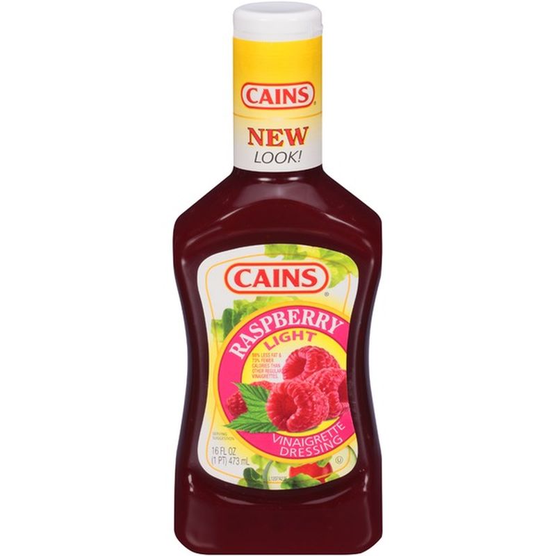 Cains Raspberry Light Vinaigrette Dressing (16 fl oz) - Instacart