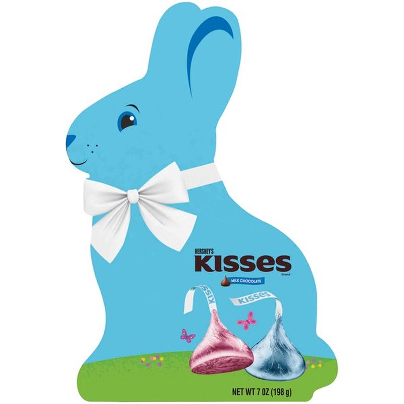 Hershey's Milk Chocolate Kisses Kisses Easter Milk Chocolates Bunny Box ...