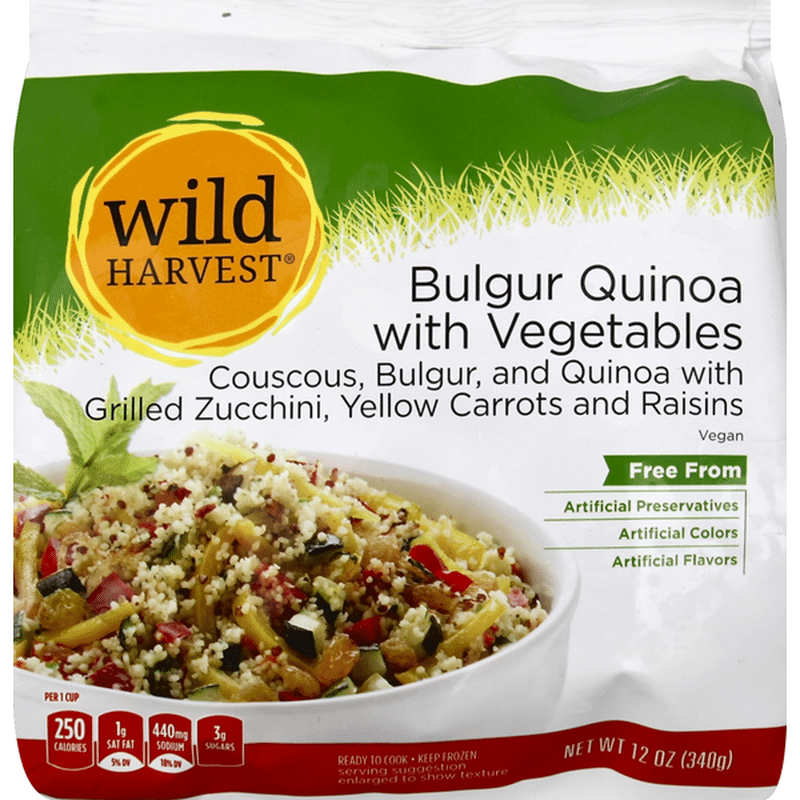 Wild Harvest Bulgur Quinoa with Vegetables (12 oz) - Instacart