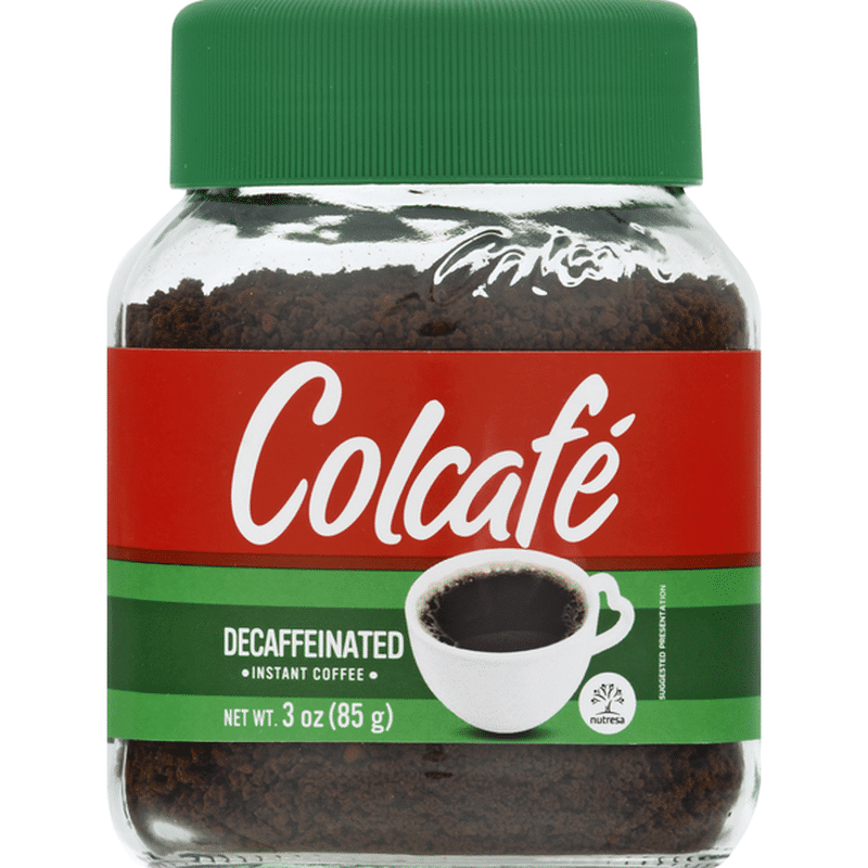 Colcafe Instant Coffee, Decaffeinated (3 oz) - Instacart