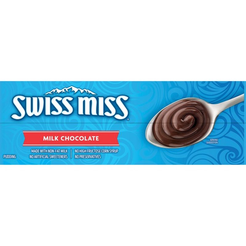 Swiss Miss Creamy Milk Chocolate Pudding (4 oz) - Instacart