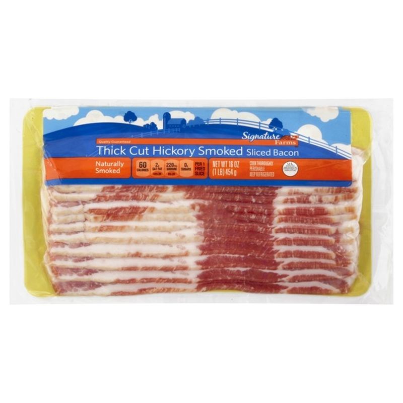 Signature Select Bacon, Hickory Smoked, Thick Cut (16 oz) Delivery or ...