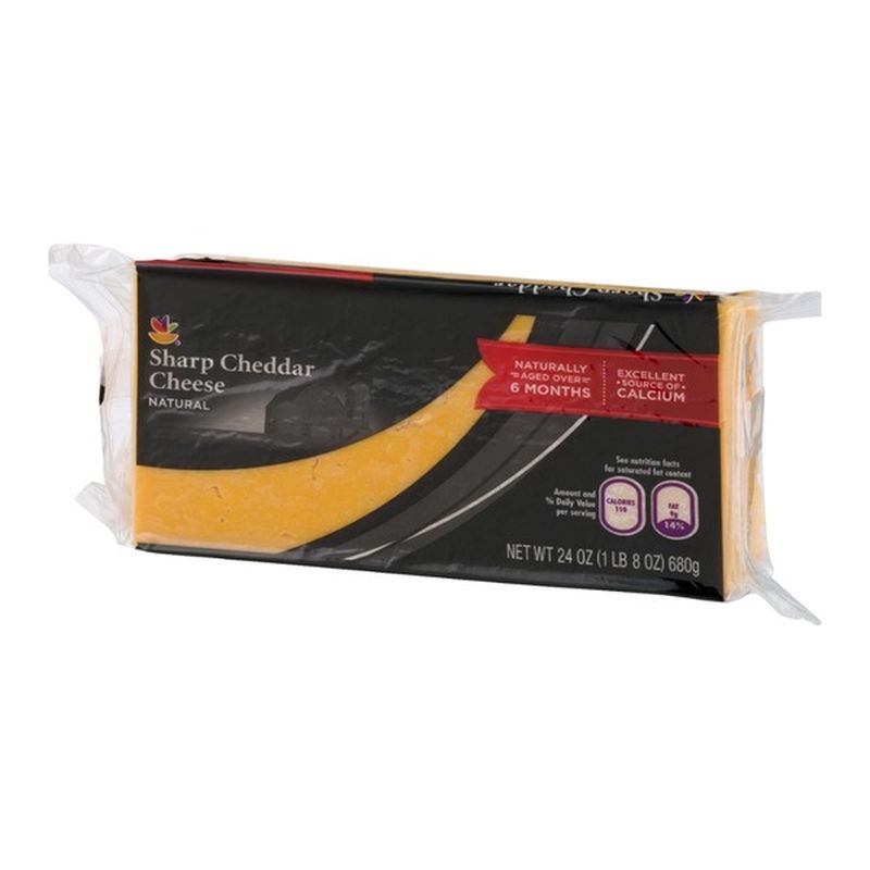 SB Cheese, Sharp Cheddar, Yellow (24 oz) - Instacart