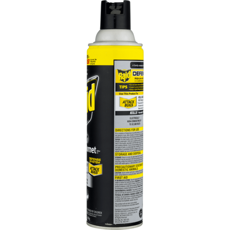Raid Wasp & Hornet Killer 33 (17.5 oz) - Instacart