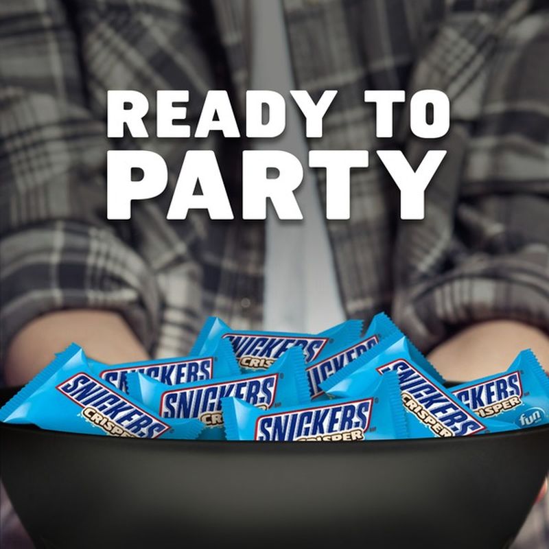 Snickers Crisper Fun Size Chocolate Candy Bars (10.61 oz) - Instacart