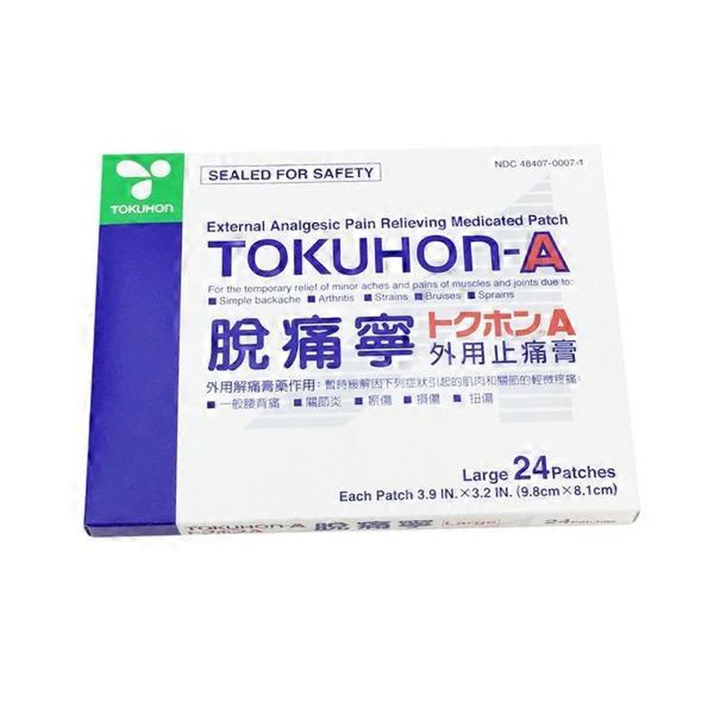 Tokuhon-A Large External Pain Relieving Patch (20 ct) - Instacart