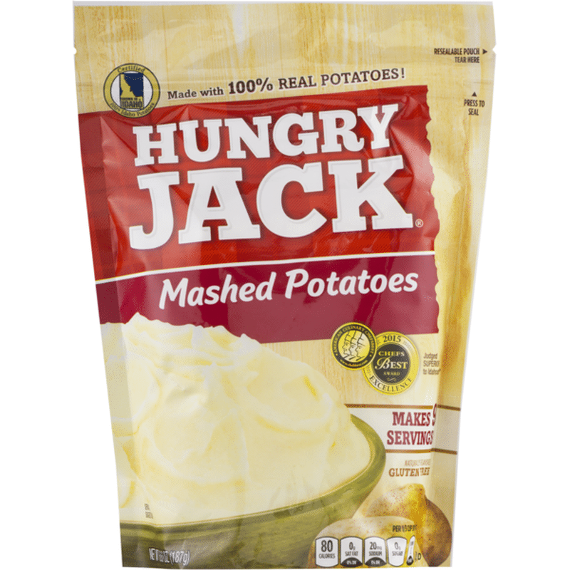 Hungry Jack Mashed Potatoes (6.6 oz) - Instacart