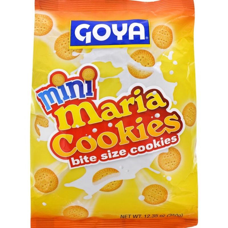 Goya Mini Maria Cookies, Bite Size (12.35 oz) - Instacart