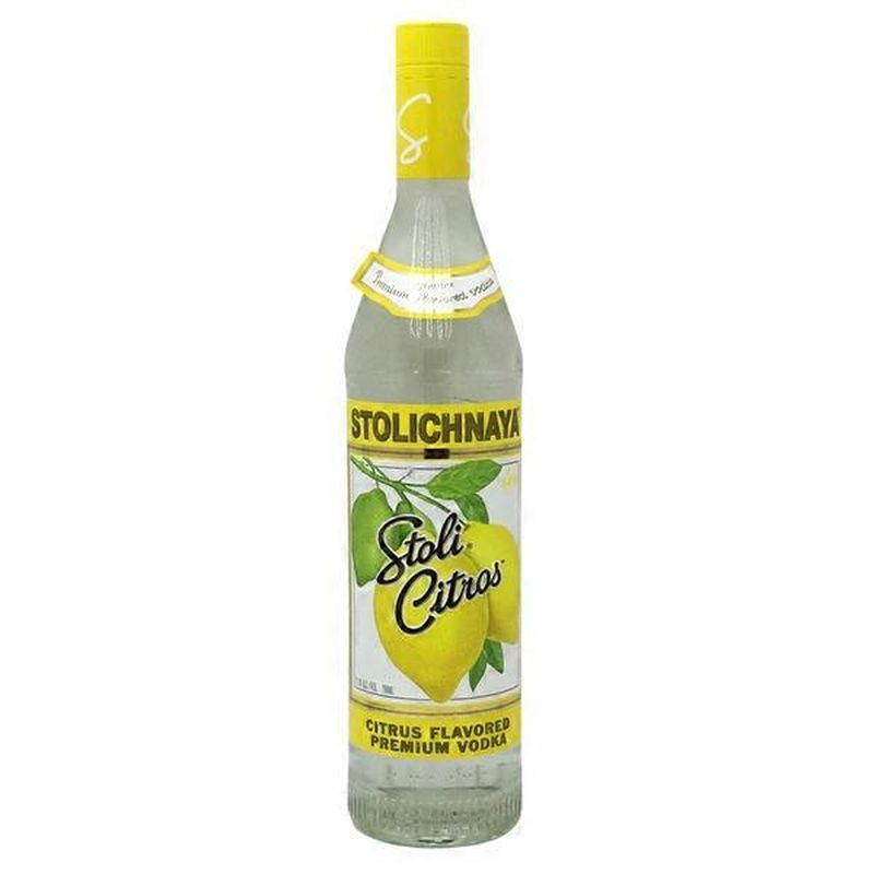 Stolichnaya Stoli-Citros Citrus Flavored Premium Vodka (750 ml) - Instacart
