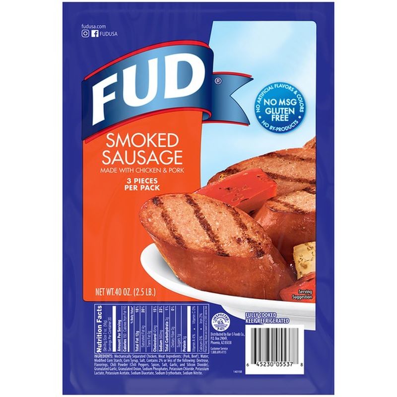 Fud Smoked FUD Smoked Sausage (40 oz) - Instacart