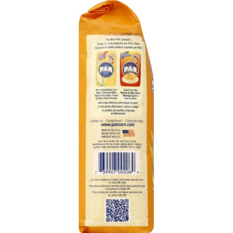 P.a.n. Corn Meal, Yellow, Pre-Cooked (1 kg) - Instacart
