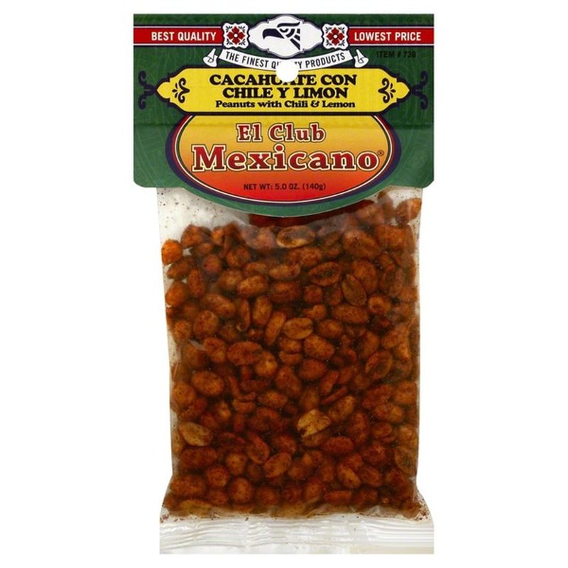 El Club Mexicano Peanuts, with Chili & Lemon, Card (5 oz) - Instacart
