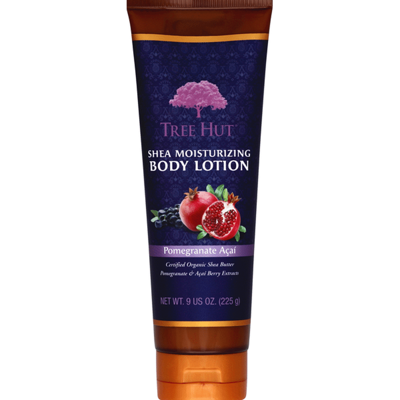 Tree Hut Body Lotion, Shea Moisturizing, Pomegranate Acai (9 oz ...