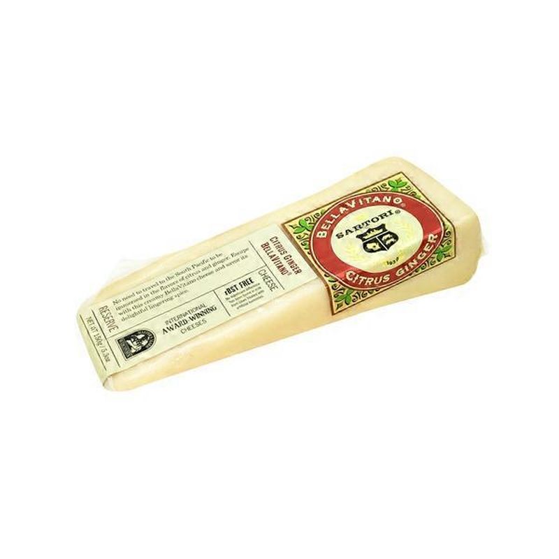 Bella Vitano Cheese, Citrus Ginger BellaVitano (5.3 oz) - Instacart