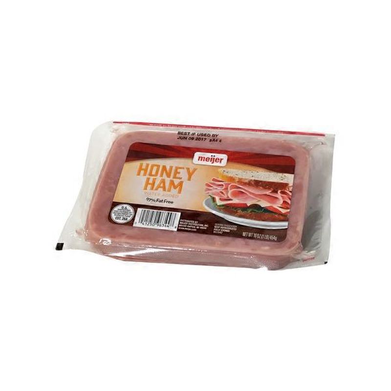 Meijer Sliced Lunchmeat Honey Ham (16 oz) - Instacart