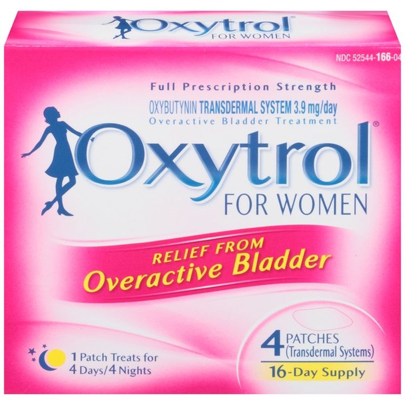 Oxytrol for Women Overactive Bladder Transdermal Patch (4 ct) - Instacart