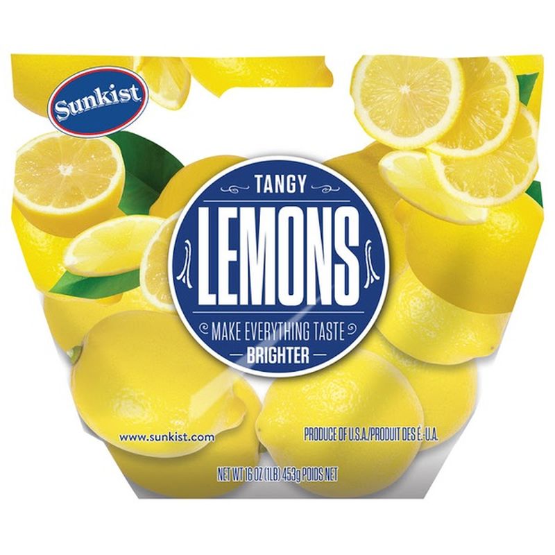 Sunkist Lemons (1 lb) - Instacart