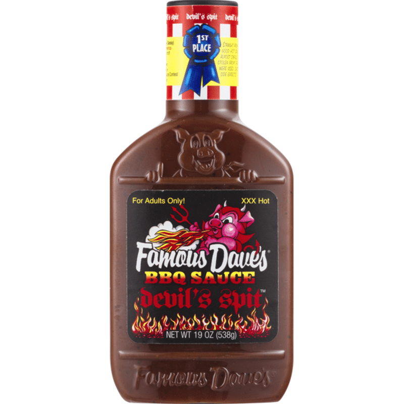 Famous Dave's Devil's Spit BBQ Sauce (19 oz) - Instacart