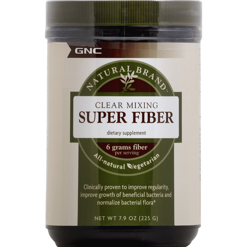 GNC Super Fiber, Clear Mixing (7.9 oz) - Instacart