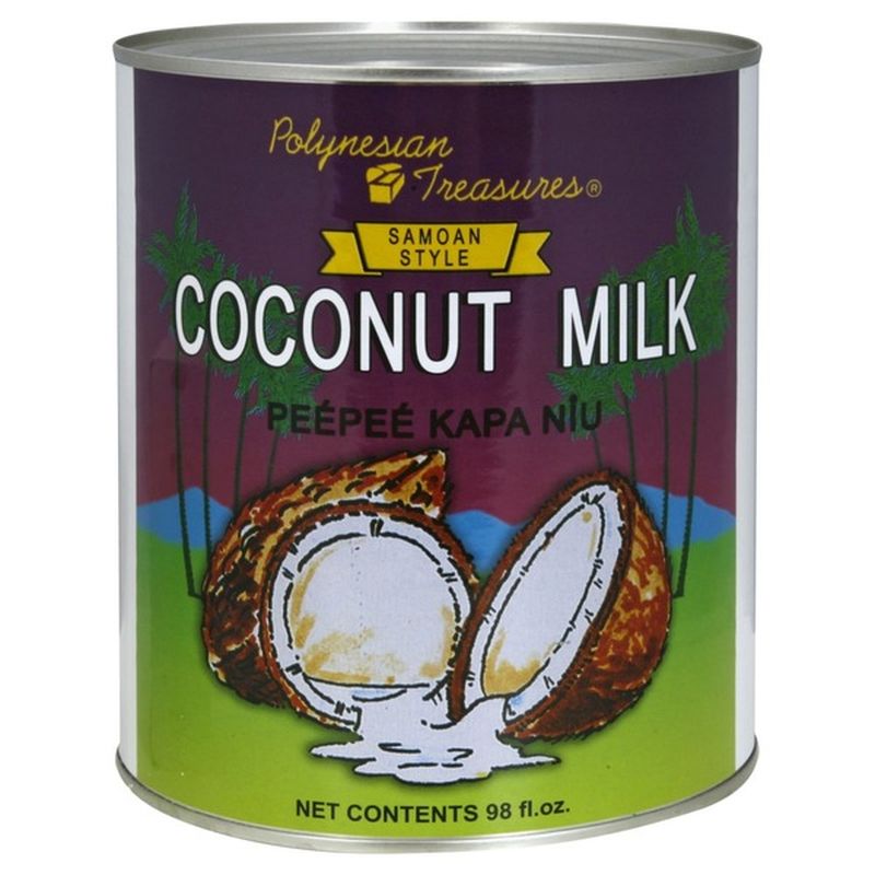 Polynesian Treasures Coconut Milk, Samoan Style (98 oz) - Instacart