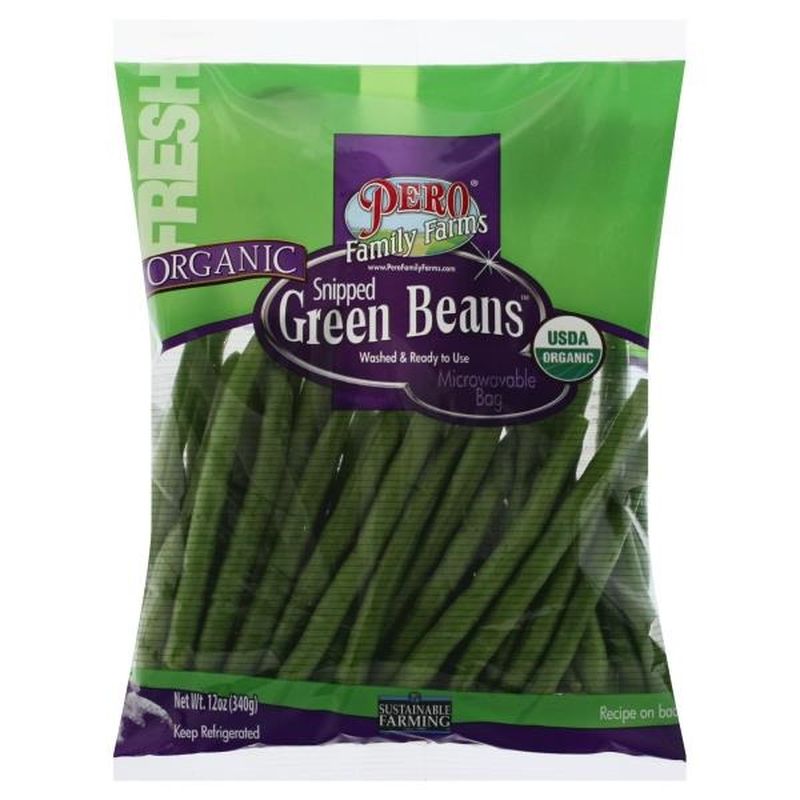 Pero Family Farms. Green Beans, Organic, Snipped (12 oz) - Instacart