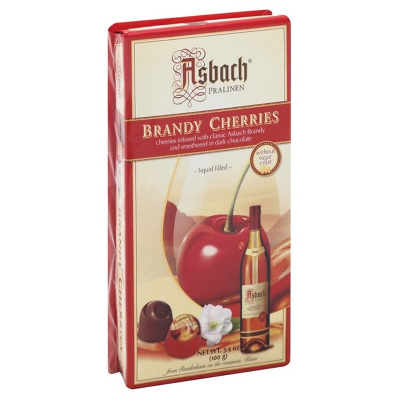 Asbach Parlinen Dark Chocolate, Brandy Cherries (3.5 fl oz) - Instacart