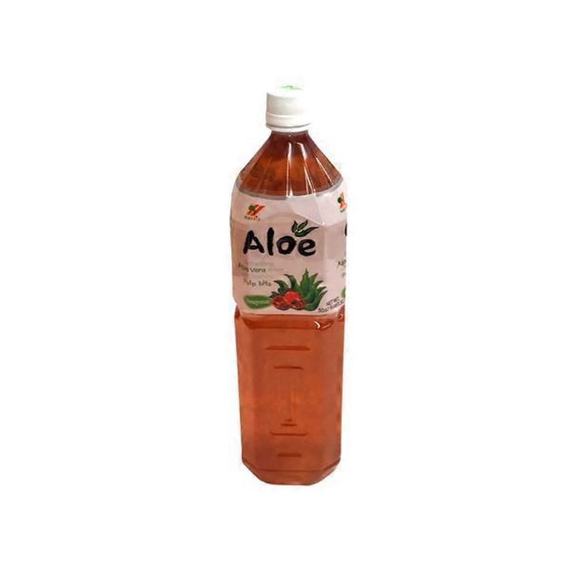 Hanasia Refreshing Aloe Vera Drink With Crunchy Pulp Bits Pomegranate ...