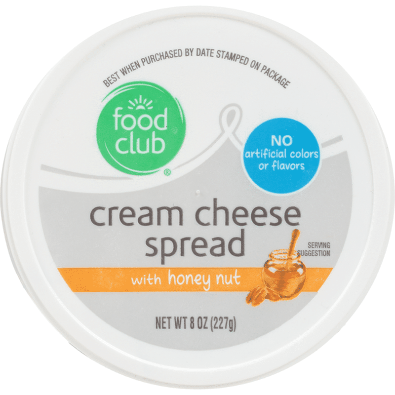 Food Club Cream Cheese Spread With Honey Nut (8 oz) - Instacart