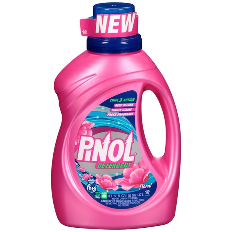 Pinol Detergent, Floral (50 oz) - Instacart