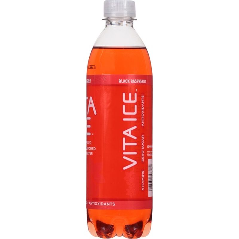 Vita Ice Sparkling Water, Black Raspberry (17 oz) - Instacart