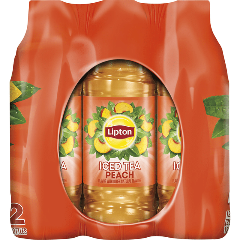 Lipton Iced Tea Peach (16.9 fl oz) from Food4Less - Instacart