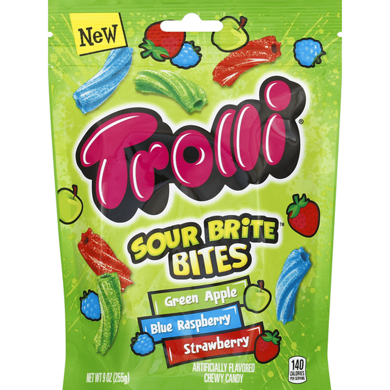 Trolli Chewy Candy, Sour Brite Bites (9 oz) - Instacart