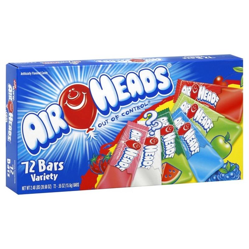 Airheads Candy, Variety Pack (72 each) - Instacart