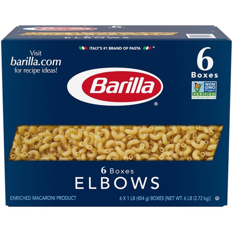 Barilla® Classic Blue Box Pasta Elbows (96 oz) - Instacart