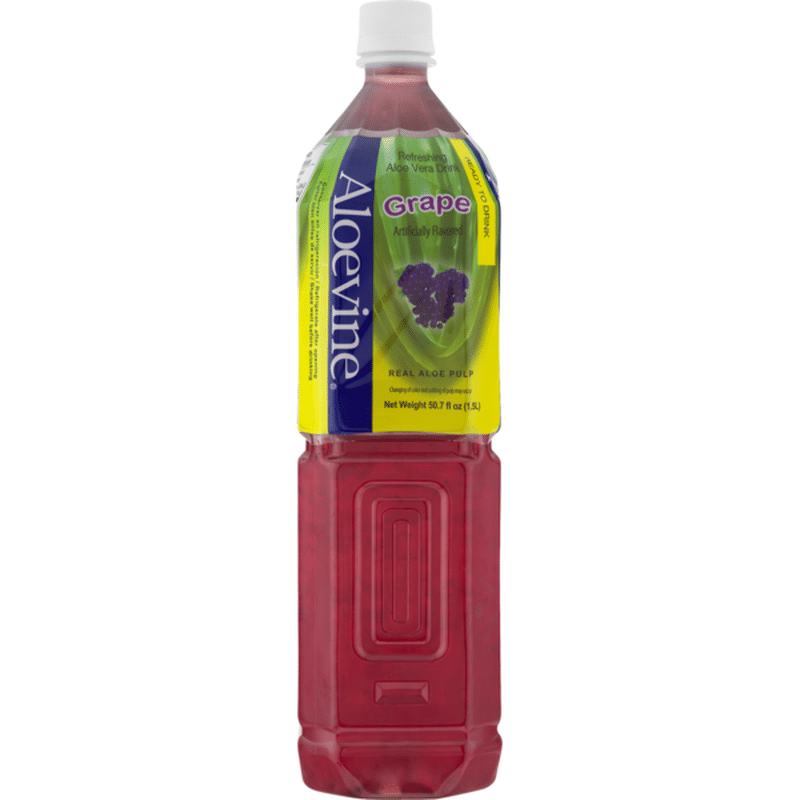 Aloevine Aloe Vera Drink Grape (50.7 fl oz) - Instacart