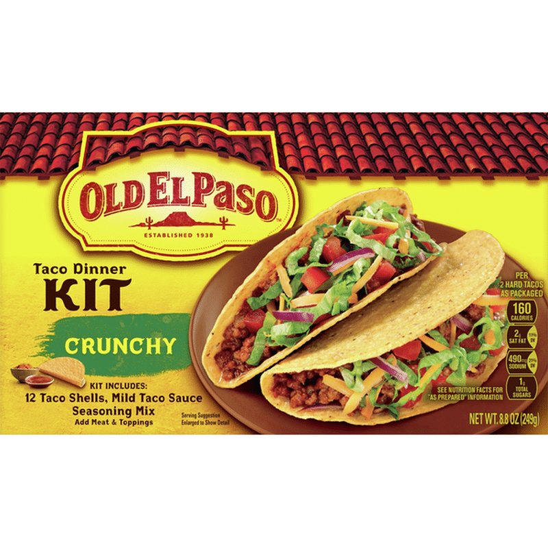 Old El Paso Taco Dinner Kit, Crunchy (8.8 oz) - Instacart