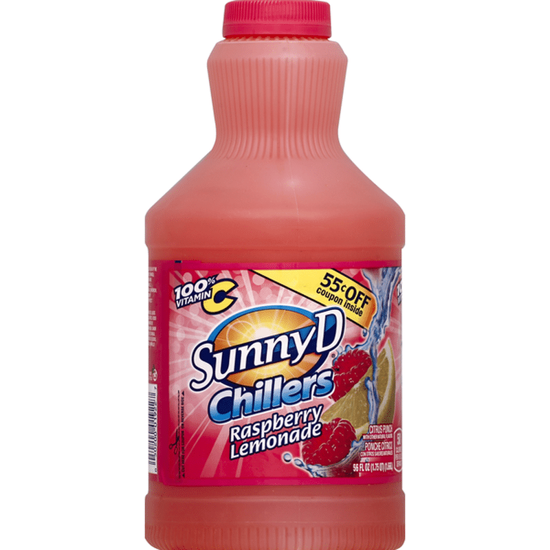 Sunny D Citrus Punch, Raspberry Lemonade (fl oz) - Instacart