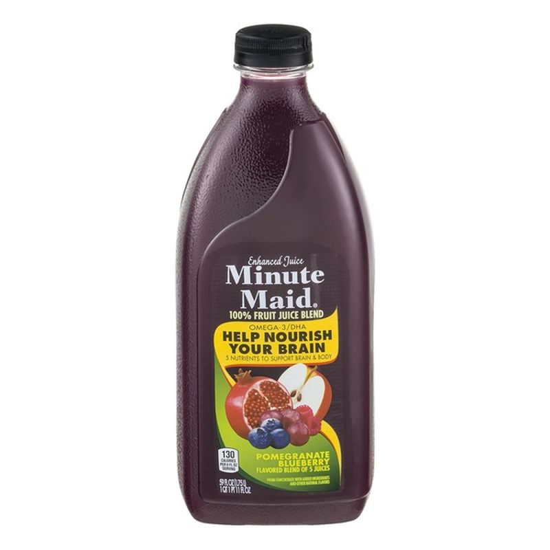 Minute Maid 100% Fruit Juice Blend Pomegranate Blueberry (59 fl oz ...
