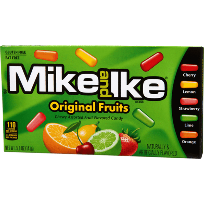 Mike and Ike Candies, Original Fruits, Chewy (5 oz) - Instacart