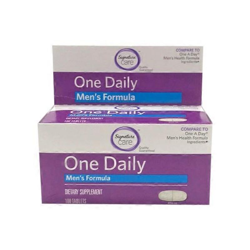 Signature Care One Daily Men's Formula Dietary Supplement (100) - Instacart
