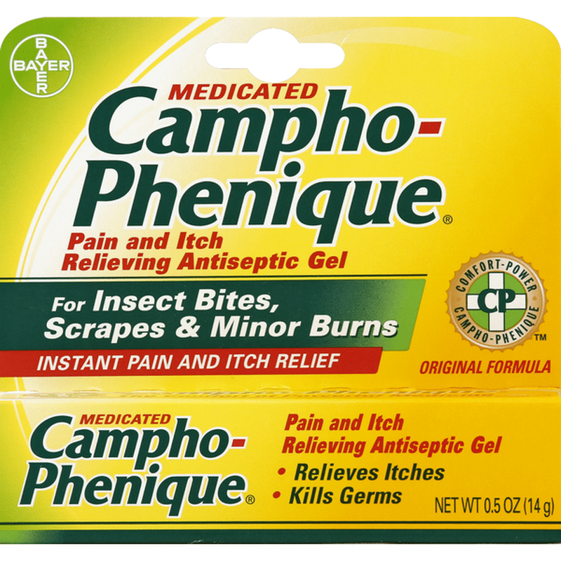 Bayer Antiseptic Gel, Pain and Itch Relieving, Medicated, Original ...