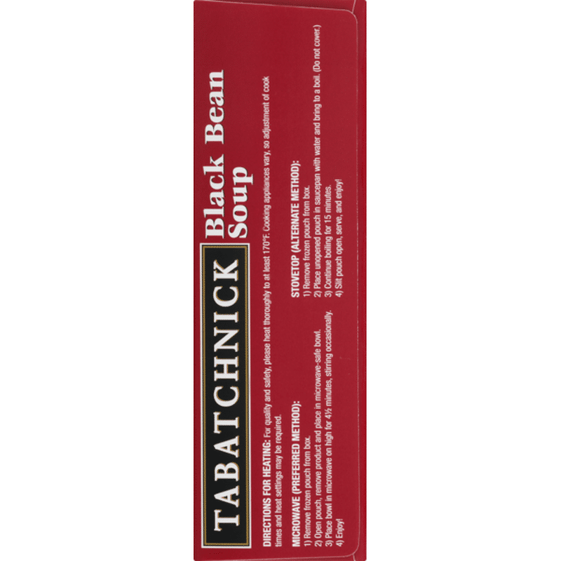 Tabatchnick Black Bean Soup (Frozen) (15 oz) - Instacart