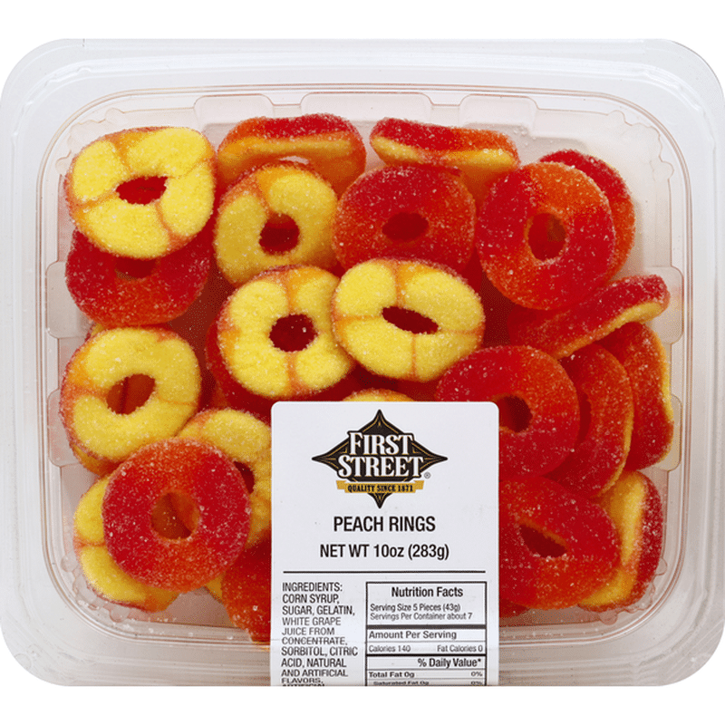 First Street Peach Rings (10 oz) - Instacart
