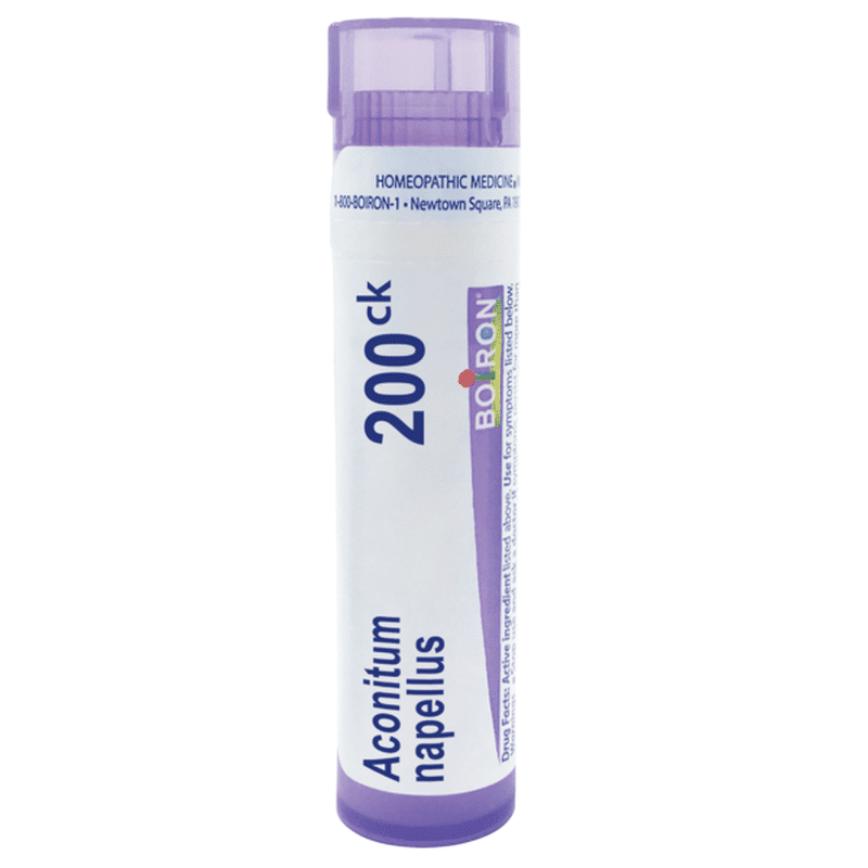 Boiron Aconitum Napellus 200C, Homeopathic Medicine for Fever (80 ...