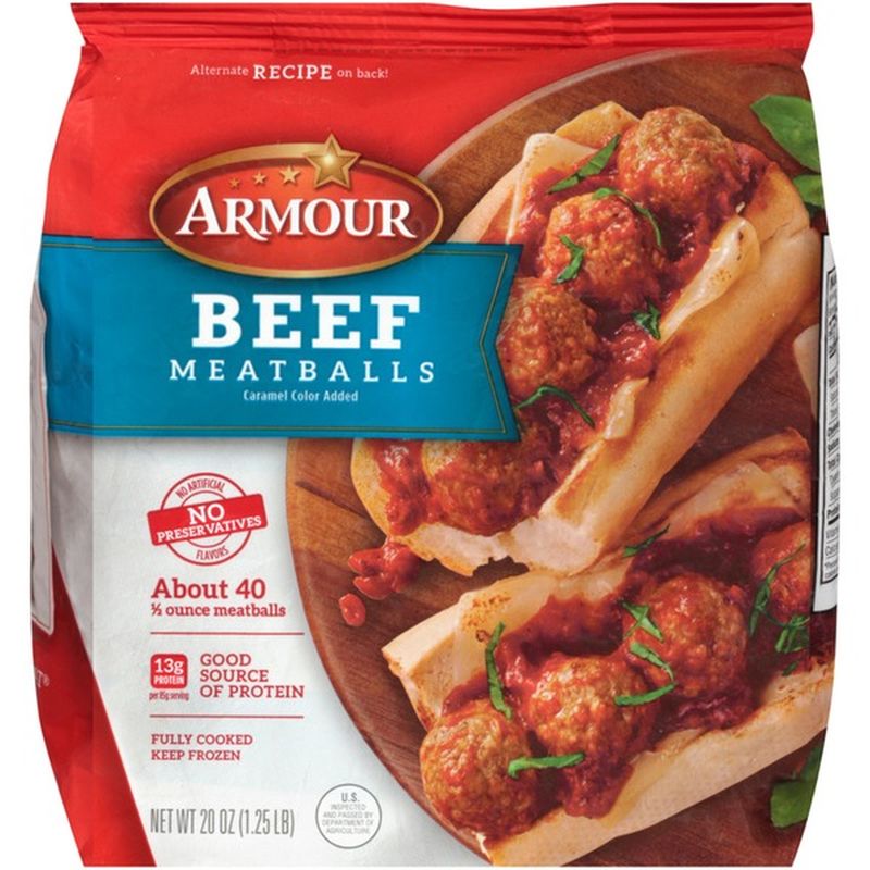 Armour Beef Meatballs (20 oz) from Safeway - Instacart