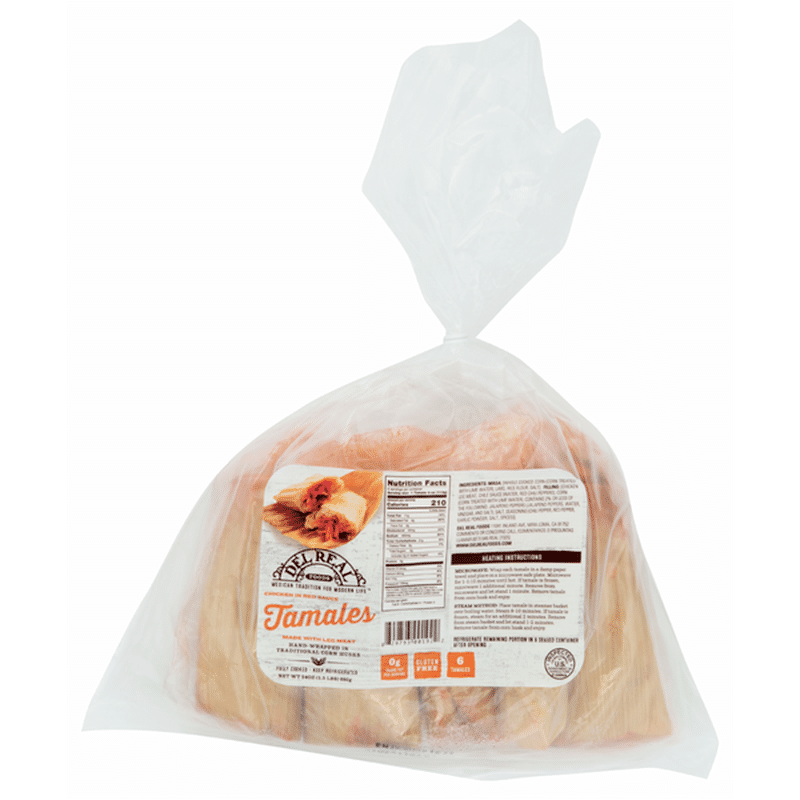 Del Real Tamales, Chicken in Red Sauce (24 oz) - Instacart