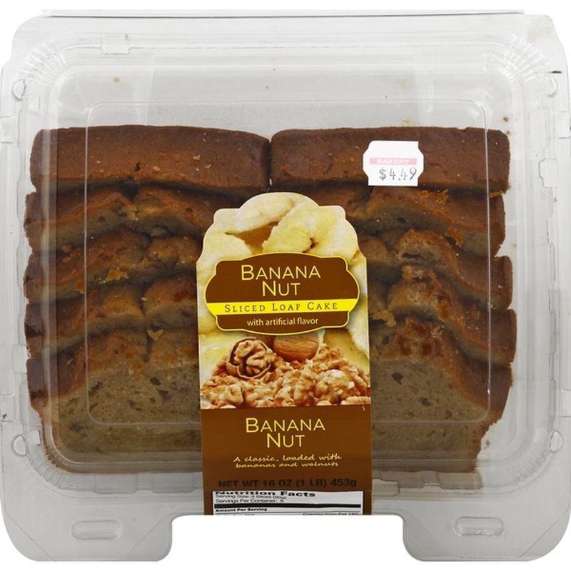 CSM Bakery Sliced Loaf Cake, Banana Nut (16 oz) - Instacart
